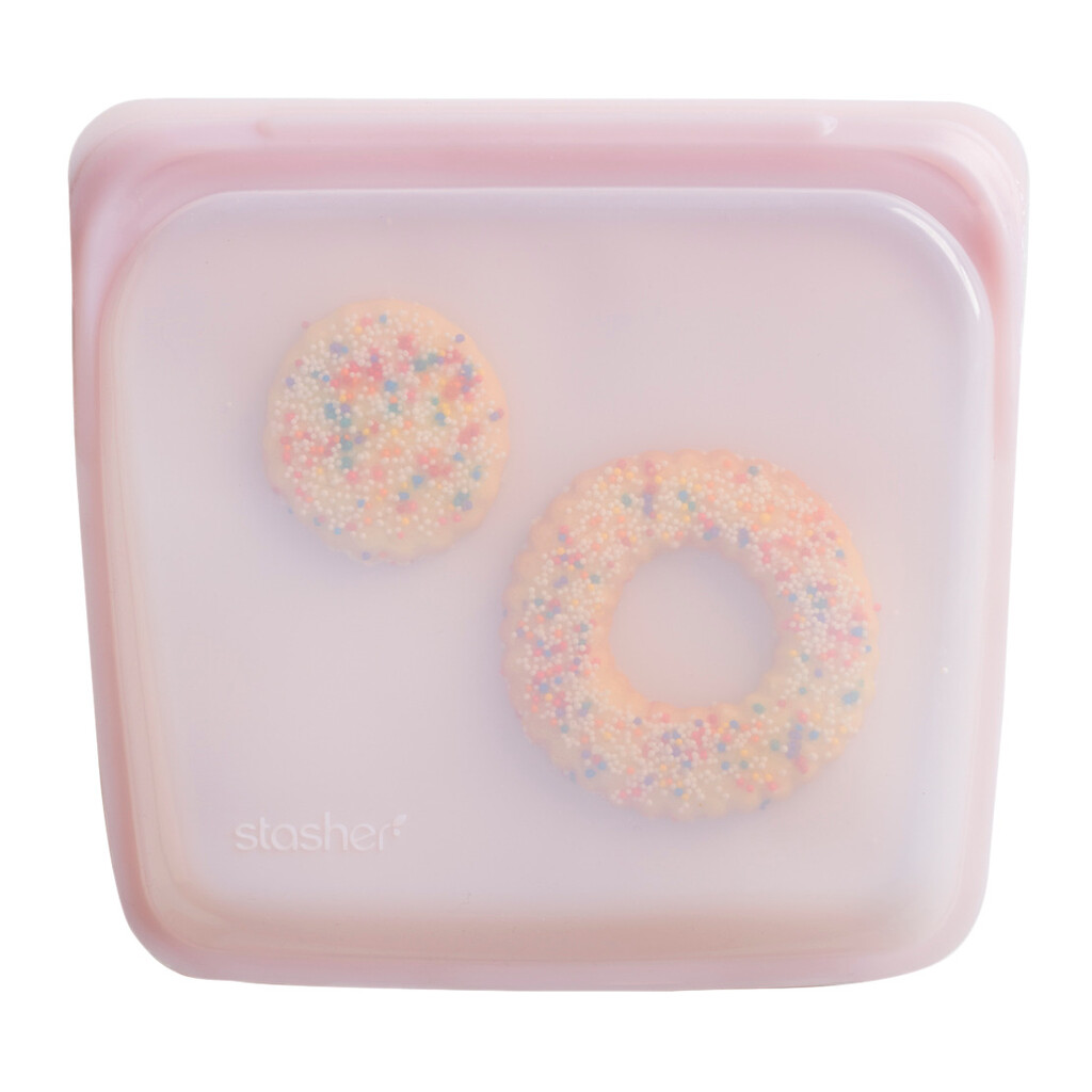 Stasher Sandwichpose 450 ml, Rose Quartz - Øvrig Køkkenopbevaring - WWW.HJEM.DK ApS