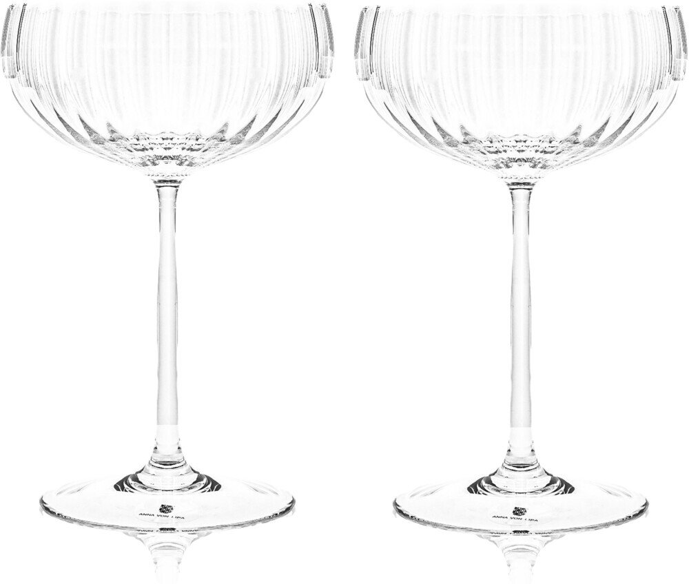 Køb Anna von Lipa Lyon Champagneskål 2 stk. 21 cl, Crystal