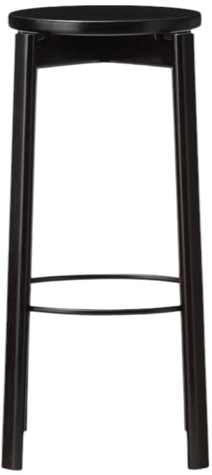 Audo Passage Barstol H75 cm, Mørkbejdset Eg - Barstole - WWW.HJEM.DK ApS