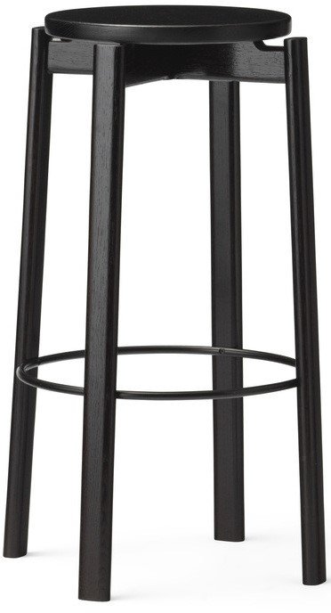 Audo Passage Barstol H75 cm, Mørkbejdset Eg - Barstole - WWW.HJEM.DK ApS