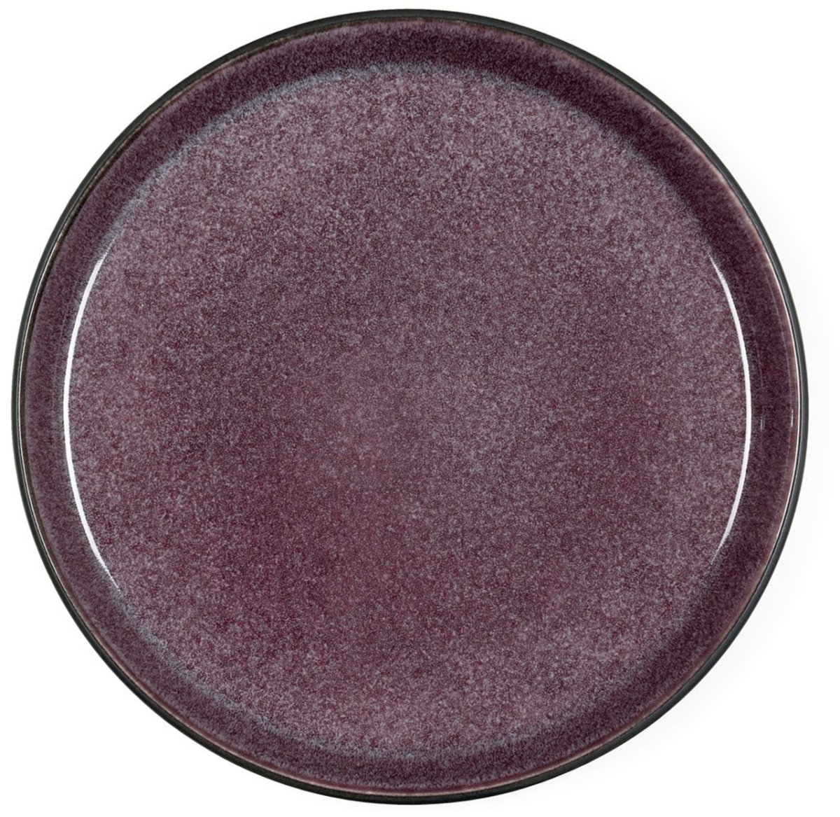 Bitz Tallerken Gastro 21 cm, sort/lilla - Tallerkener - WWW.HJEM.DK ApS