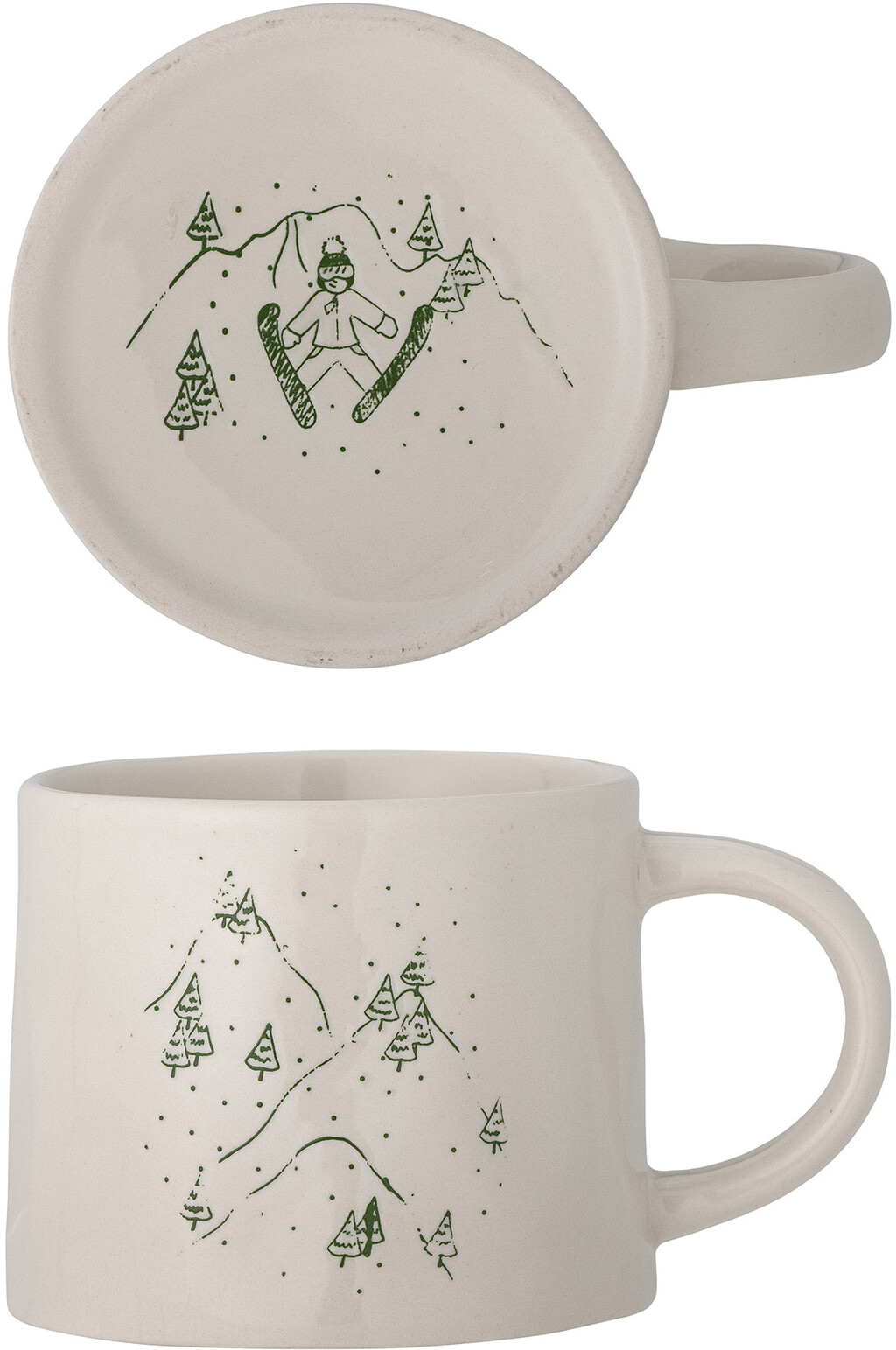 Bloomingville Dixie Krus 52,6 cl, Grøn - Krus med hank - WWW.HJEM.DK ApS