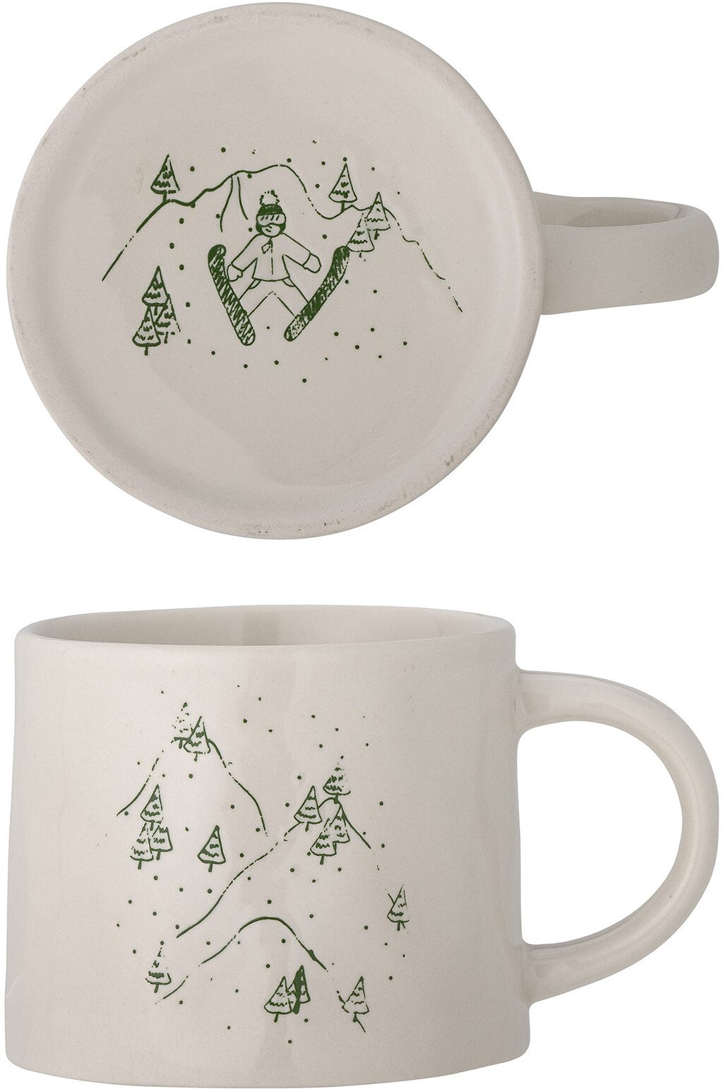 Bloomingville Dixie Krus 52,6 cl, Grøn - Krus med hank - WWW.HJEM.DK ApS