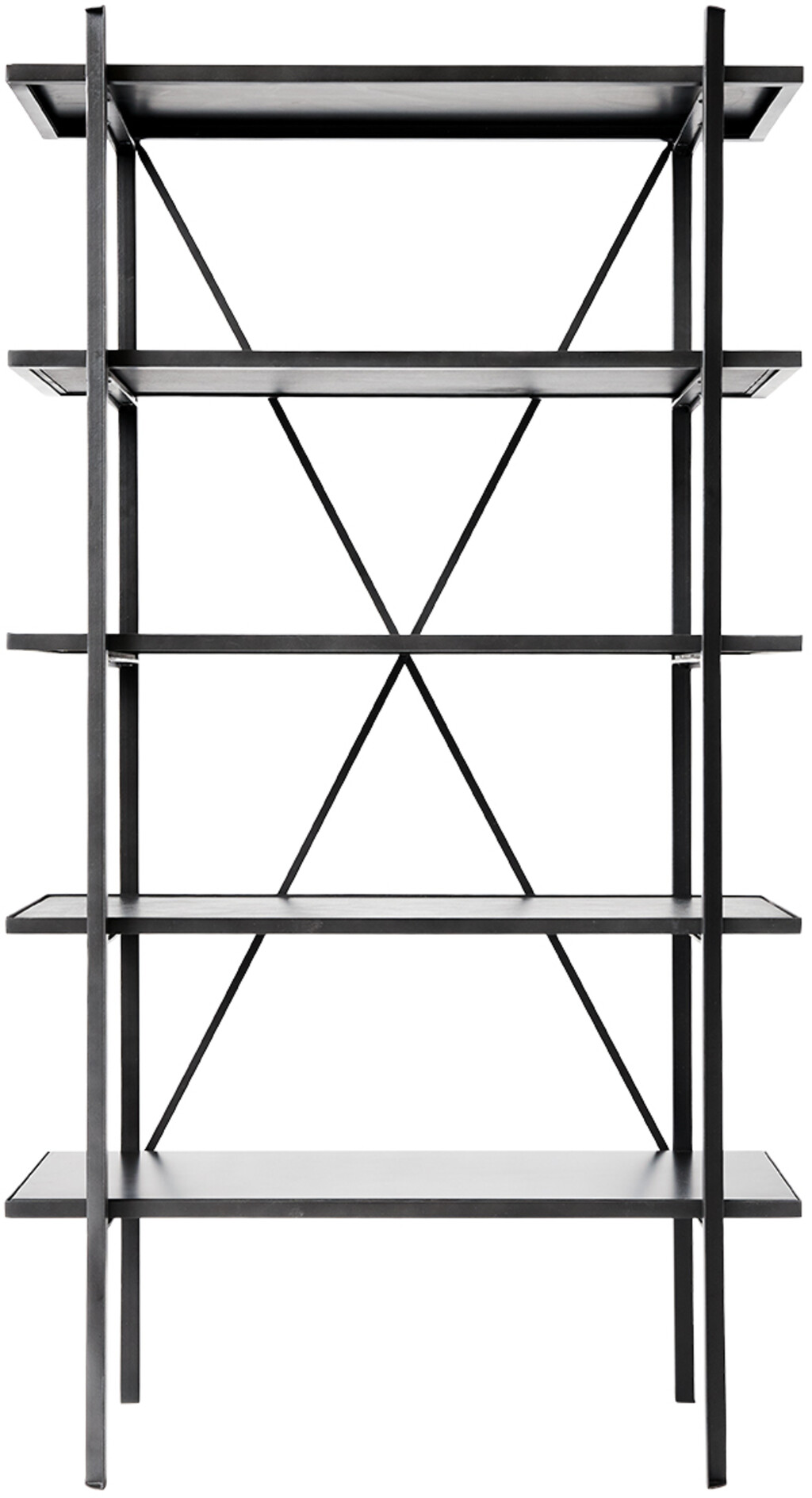 Muubs Austin Reol H166 cm, Sort - Reoler - WWW.HJEM.DK ApS