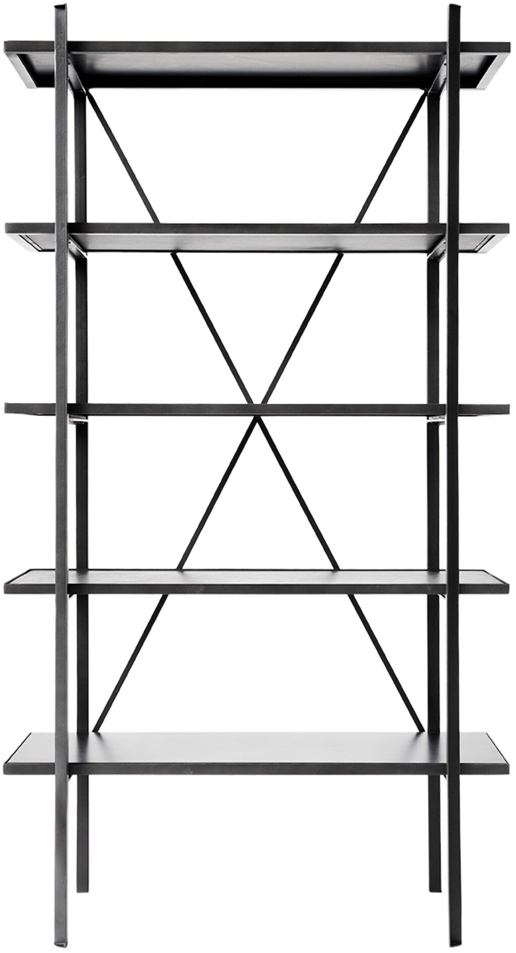 Muubs Austin Reol H166 cm, Sort - Reoler - WWW.HJEM.DK ApS