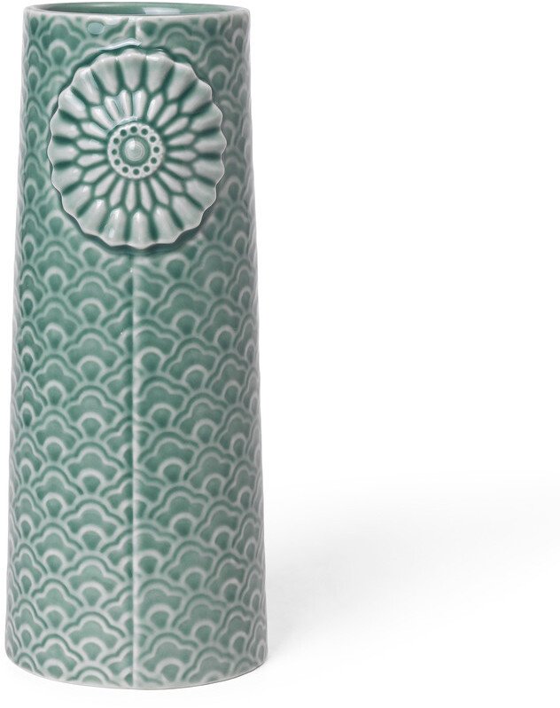 Dottir Nordic Design Pipanella Waves Vase H18,8 cm, Peacock - Vaser ...