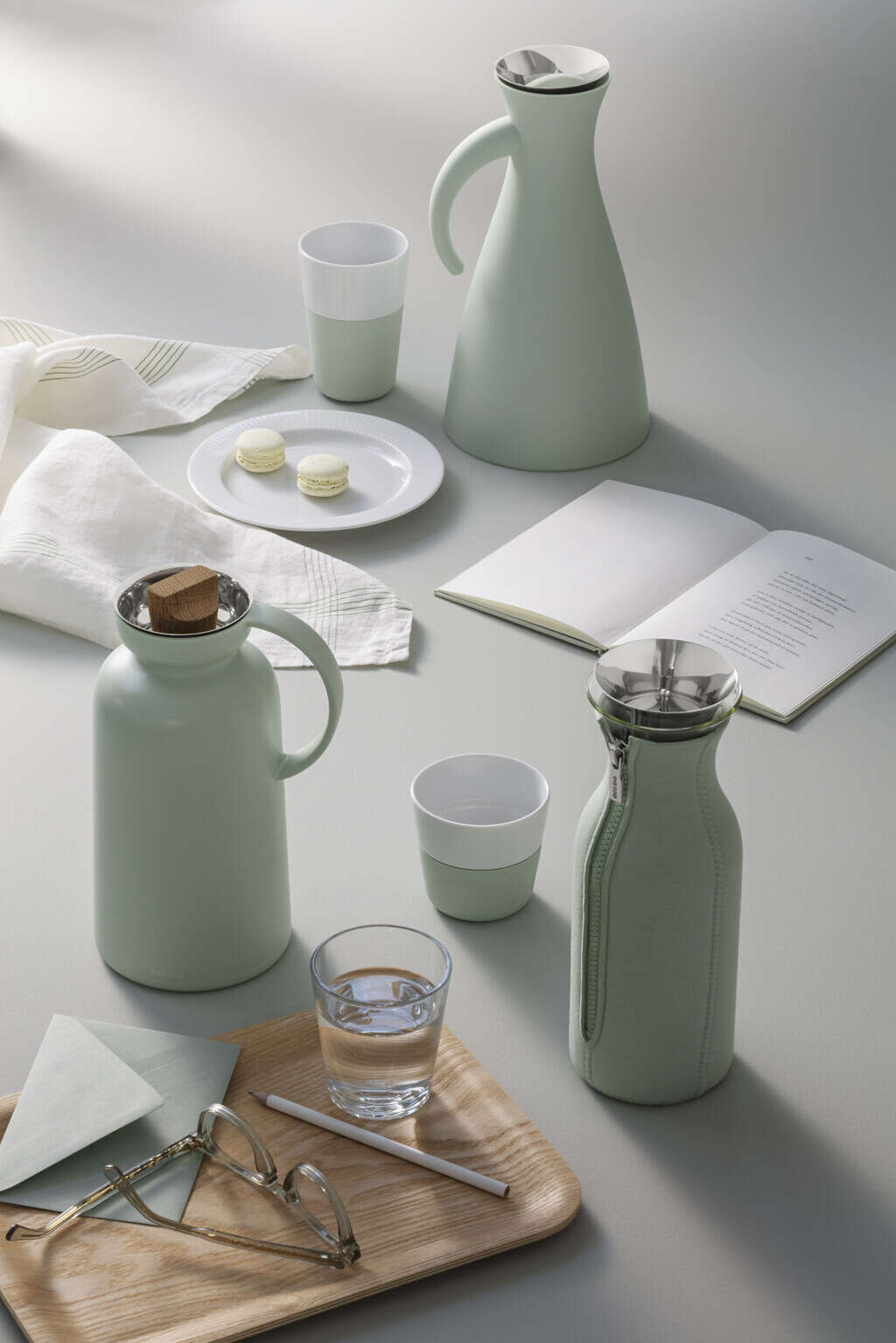 Eva Solo Cafe Latte-krus 2 stk. 36 cl, Sage - Krus - Hjem.dk