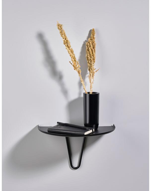 Zone A-Shelf Hylde, Sort - Hylder - WWW.HJEM.DK ApS