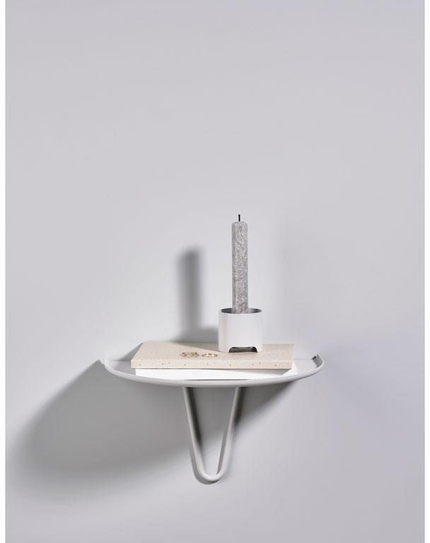 Zone A-Shelf Hylde, Soft Grey - Hylder - WWW.HJEM.DK ApS