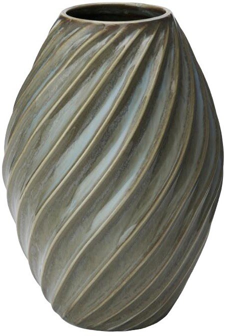 Morsø River Vase H16 cm, Gråblå - Vaser - WWW.HJEM.DK ApS