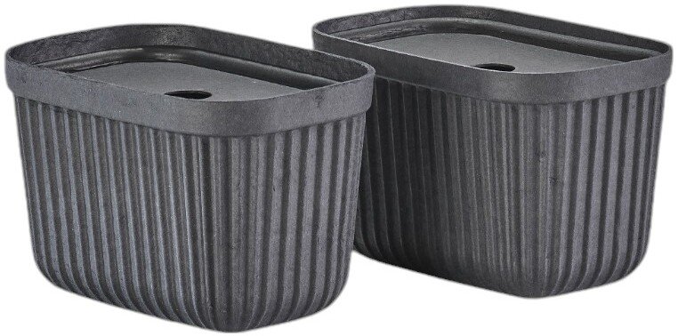 Køb Zone Denmark Pulp Opbevaringsboks 15x23 cm, Sort