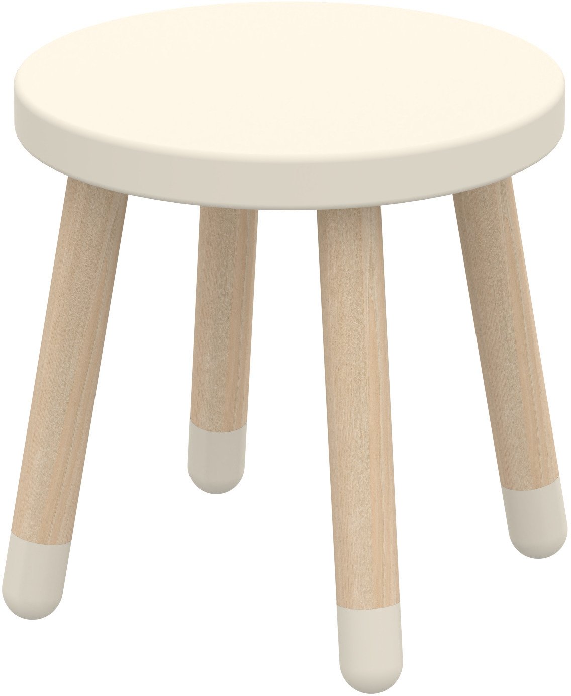 FLEXA Dots Taburet H30 cm, Cream - Børnestole - WWW.HJEM.DK ApS