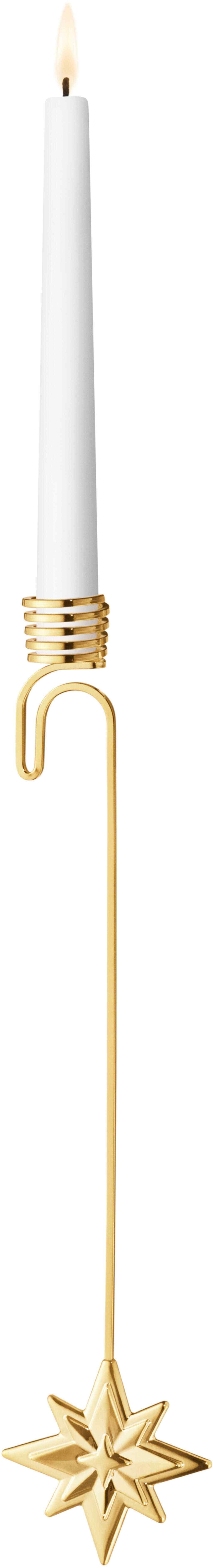 ⭐ Georg Jensen Lyseholder Stjerne 2024, Guldbelagt ⭐ Køb nu