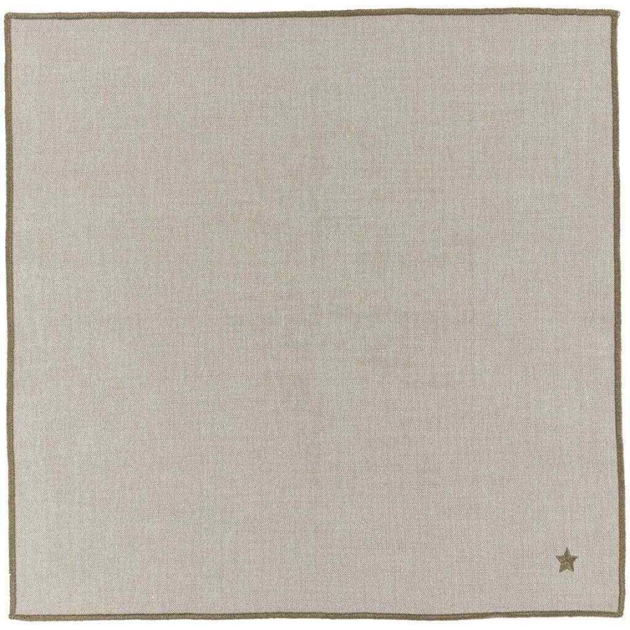 House Doctor Twinkle Servietter 4 stk 40x40 cm, Taupe - Juleservietter ...
