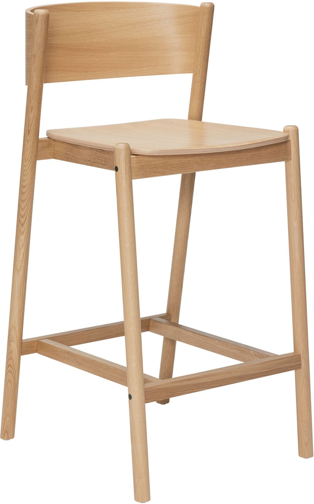 Hübsch Oblique Barstol, Eg - Barstole - WWW.HJEM.DK ApS