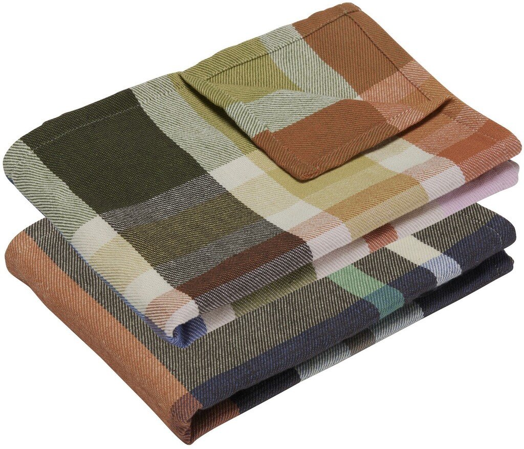 Hübsch Playfuld Viskestykker 2 stk. 50x70 cm, Multifarvet ...