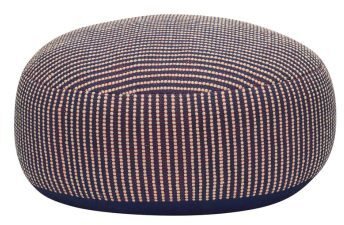 Hübsch Mochi Puf Ø75 cm, Blå/Lysegrøn/Rød - Puffer - WWW.HJEM.DK ApS