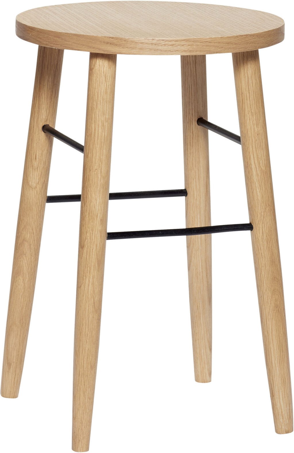 Hübsch Rise Barstol H52 cm, Eg - Barstole - Hjem.dk