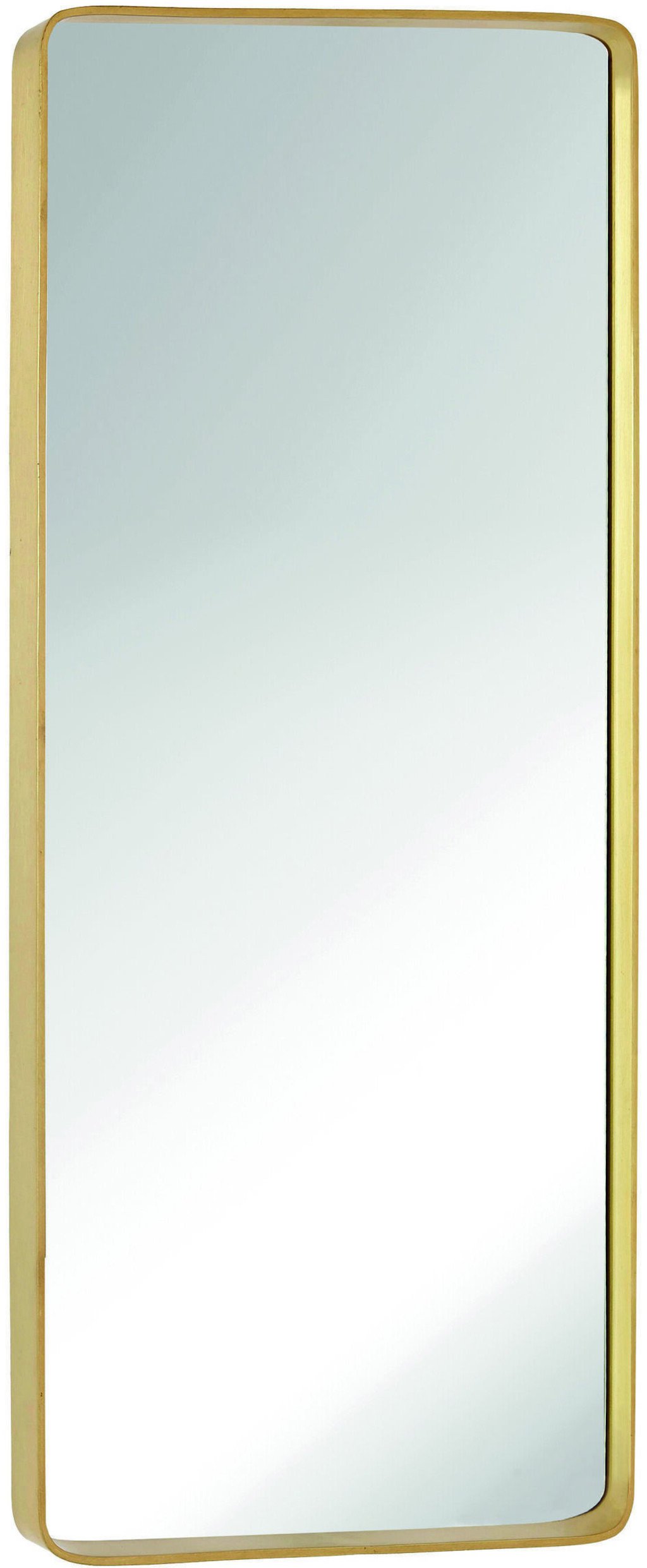 Hübsch Retro Vægspejl H76 cm, Messing - Vægspejle - WWW.HJEM.DK ApS