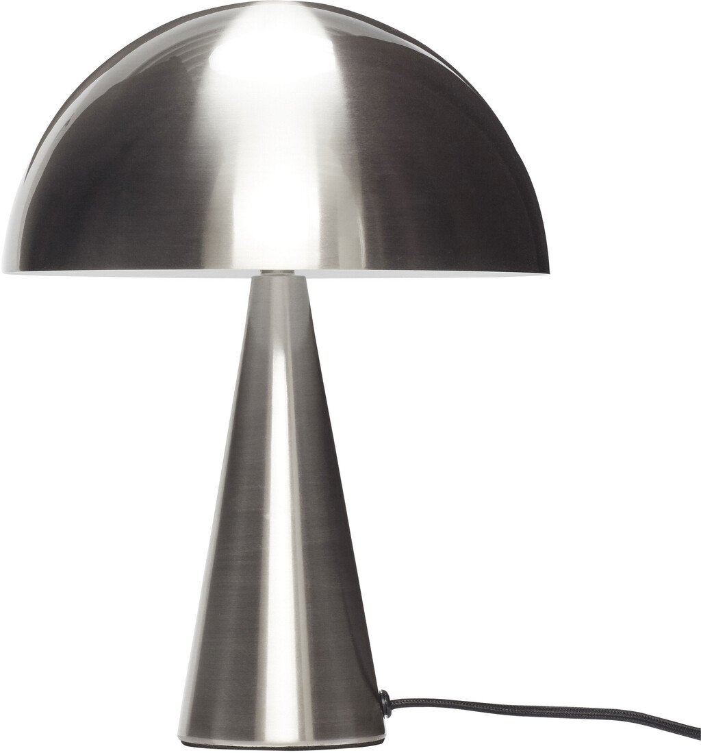 Køb Hübsch Mush Bordlampe H33 cm, Nikkel