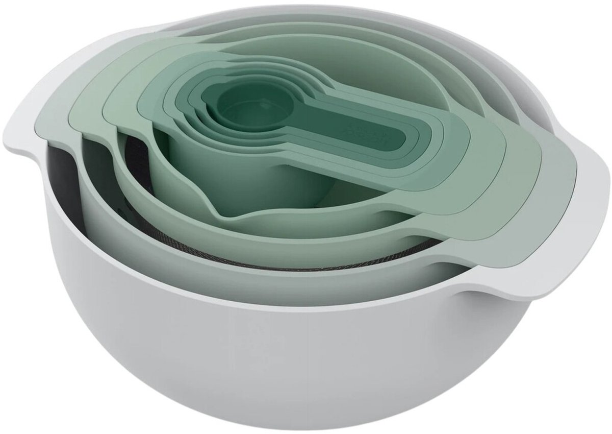 Køb Joseph Joseph Nest 9 Plus Skålsæt 9 Dele, Grøn