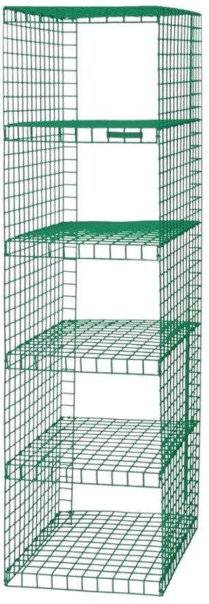 KALAGER Design GRID Reol 105x26 cm , Signal Green - Øvrige Reoler - WWW ...