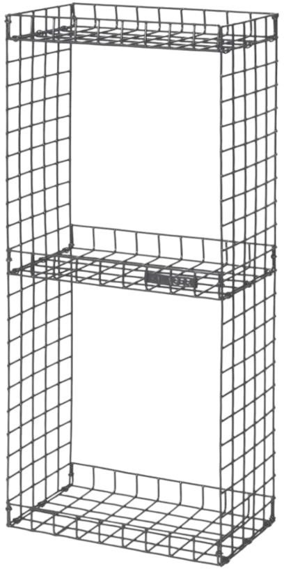 Køb KALAGER Design GRID Reol 53,5x23,5 cm, Rustic Grey