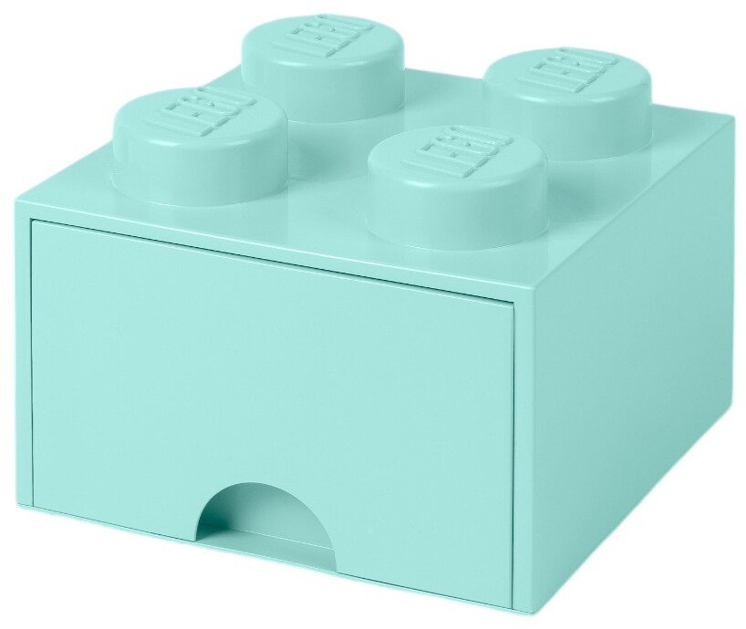 Køb LEGO Opbevaringsskuffe 25 cm, Cyan