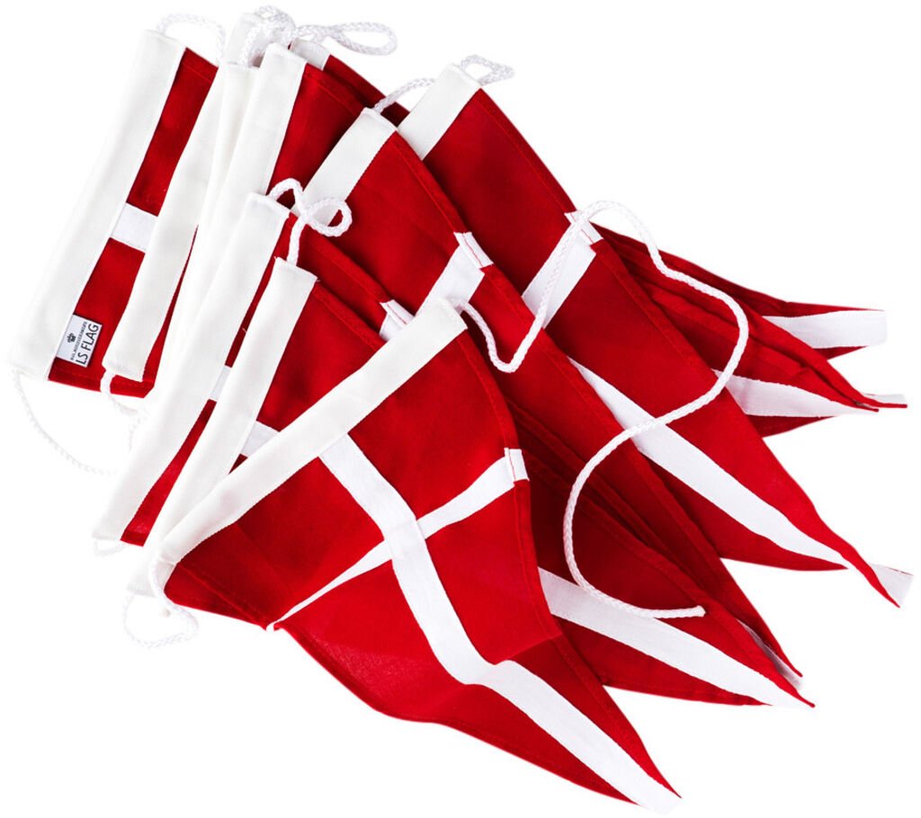 Køb Langkilde & Søn Ekslusiv Vimpelranke m. 11 vimpler 360 cm