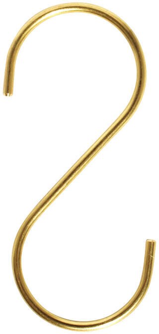MOUD Home S-Krog 8,5 cm, Messing - Knager & Knagerækker - WWW.HJEM.DK ApS