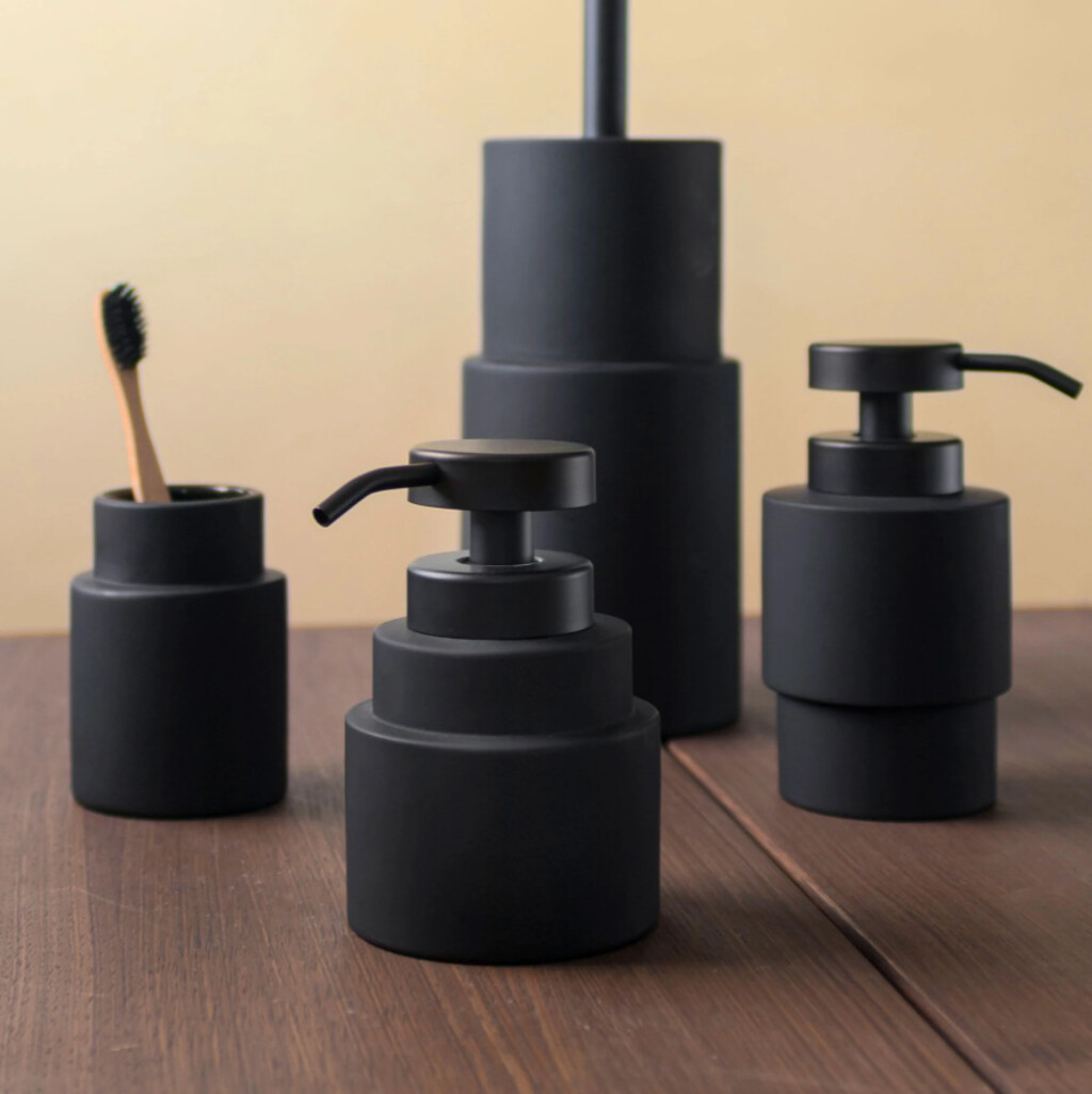 Mette Ditmer Shades Dispenser, Black - Sæbedispensere og Sæbeskåle ...