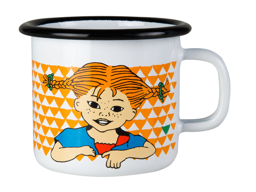 Muurla Pippi Krus 2,5 dl, Her kommer Pippi - Krus med hank - WWW.HJEM ...