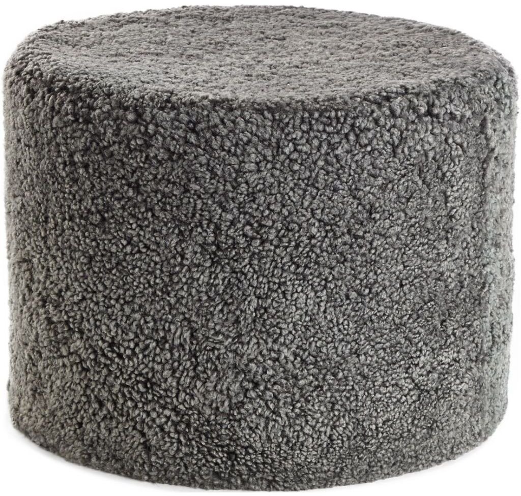 NATURES Collection Puf 41x31 cm, Graphite - Puffer - WWW.HJEM.DK ApS