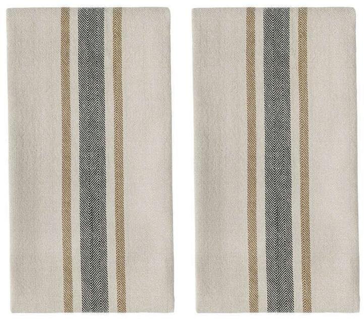 Køb OYOY Linu Viskestykke 2 stk. 70x50 cm, Sort