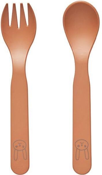 OYOY Mini Pullo Bestik 2 Dele, Caramel - Børnebestik - WWW.HJEM.DK ApS