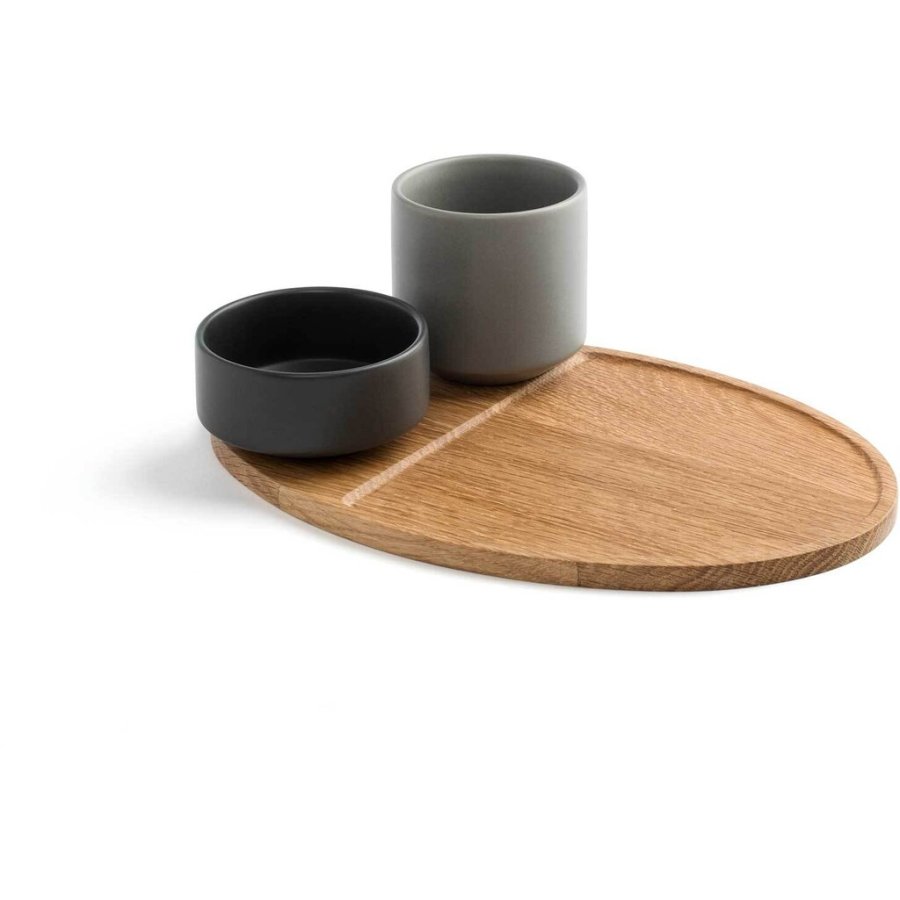 Ekta Living Serve Me Serveringbræt 26 cm, Olieret Eg - Serveringsbrætter - Hjem.dk