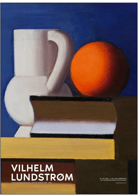 Poster & Frame Vilhelm Lundstrøm Plakat Opstilling med Vandkande 30x40 cm - Plakater 30x40 cm ...