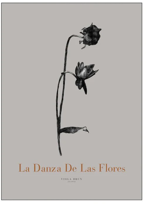 Poster & Frame Viola Brun Plakat La danza de la flores A3 - Plakater A3 - WWW.HJEM.DK ApS