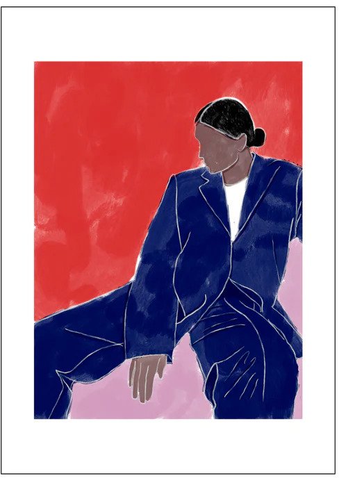 Poster & Frame Sunniva Richardsen Plakat Astrid 30x40 cm - Plakater 30x40 cm - WWW.HJEM.DK ApS