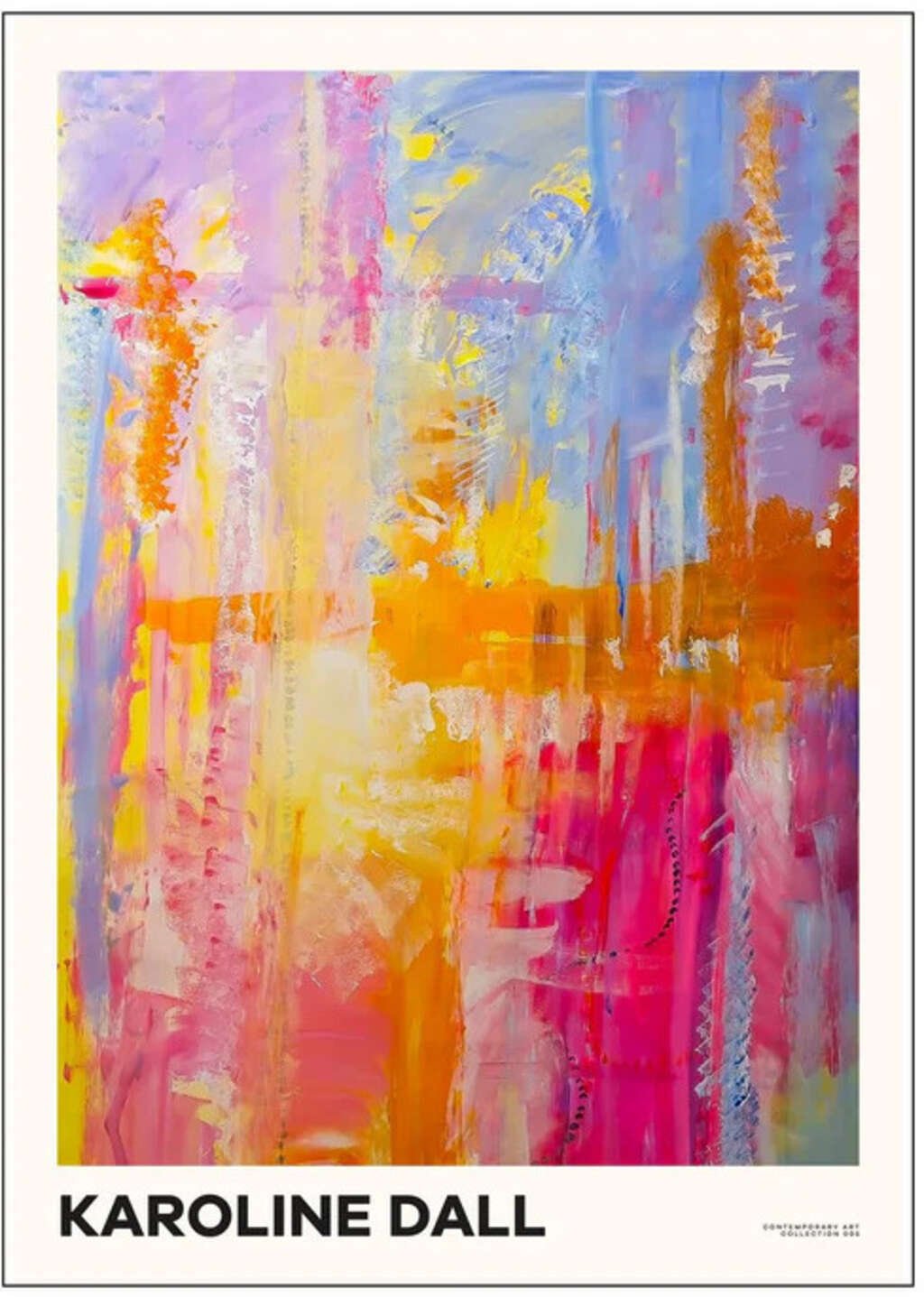 Poster & Frame Karoline Dall Contemporary Art Collection 05 A5 - Poster ...