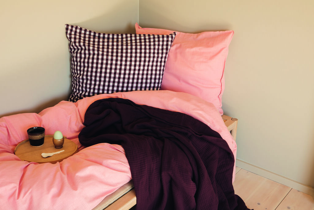 Juna View Plaid 130x190 cm, Chokolade - Plaider og Tæpper - WWW.HJEM.DK ApS