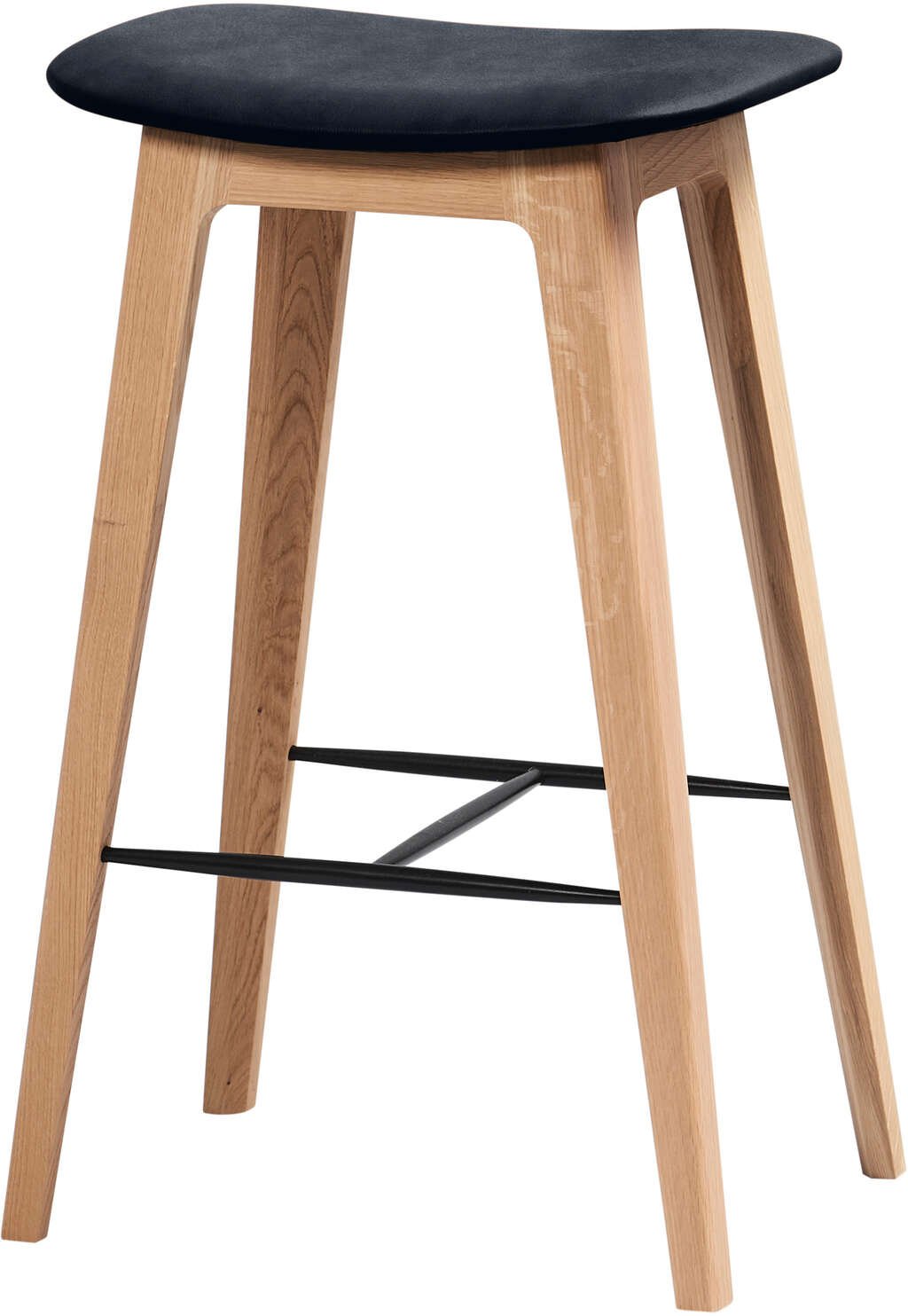 SACKit Nordic Barstol H73 cm, Eg/Luna Carbon - Barstole - WWW.HJEM.DK ApS