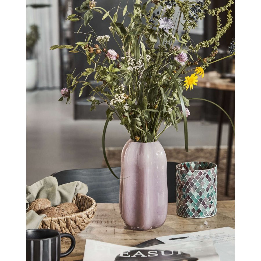 House Doctor Nixi Vase H22 cm, Rosa - Vaser - WWW.HJEM.DK ApS