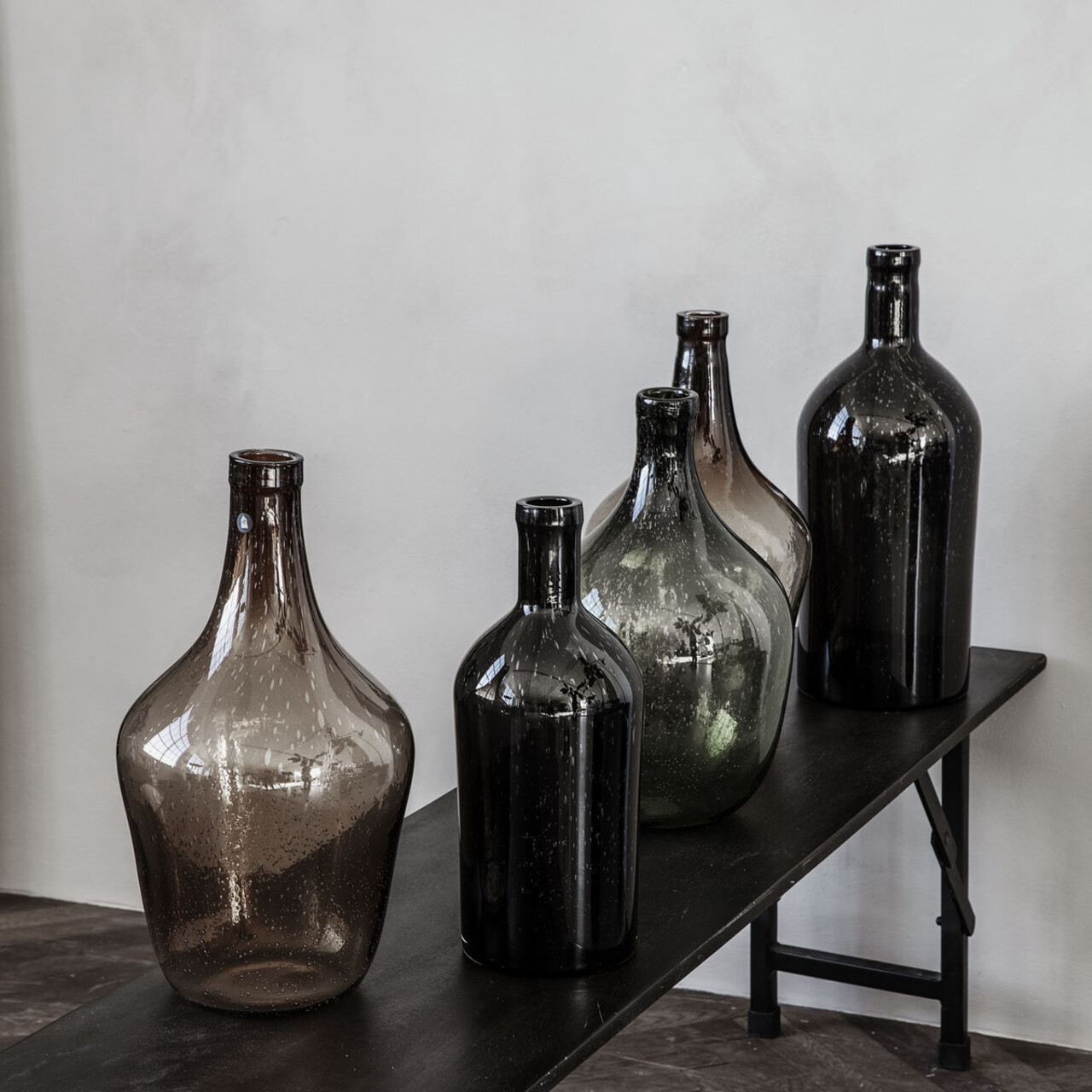 House Doctor Vase Bottle 35 cm, Mørkebrun - Vaser - WWW.HJEM.DK ApS