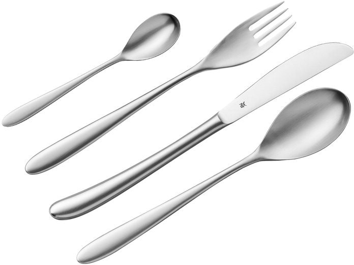 WMF Bestiksæt Silk 24 dele, mat stål - Bestiksæt - WWW.HJEM.DK ApS