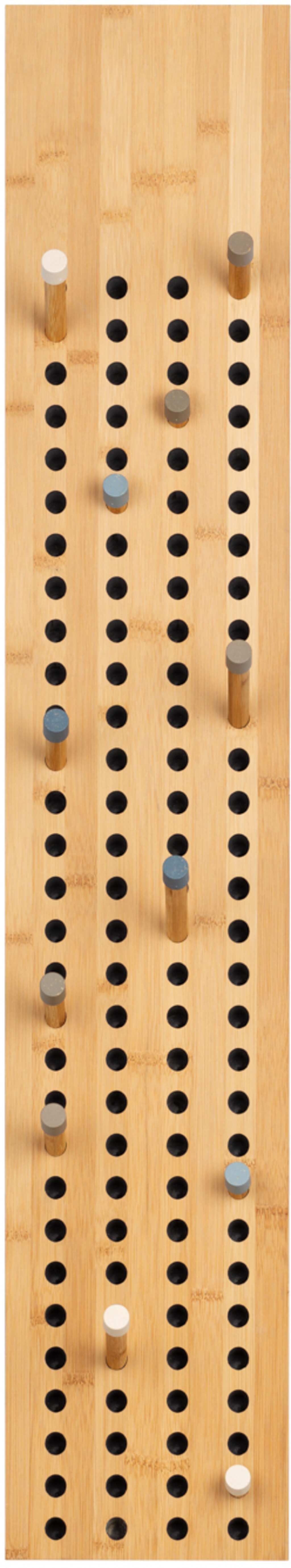 We Do Wood Scoreboard Knagerække 100 cm Vertikal, Bambus - Knager og ...