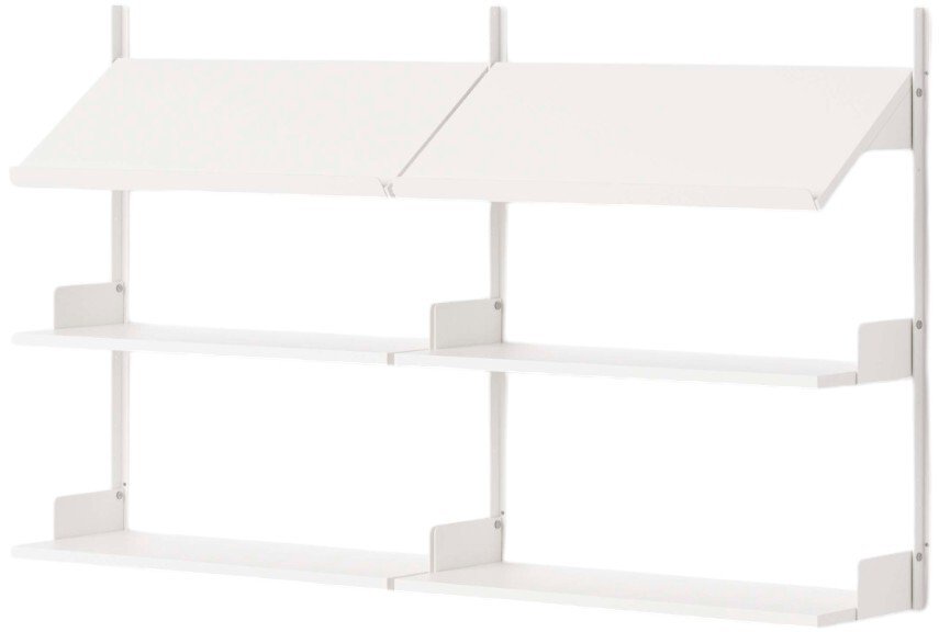 New Works Office Reol 90x160 cm, Hvid - Reoler - WWW.HJEM.DK ApS