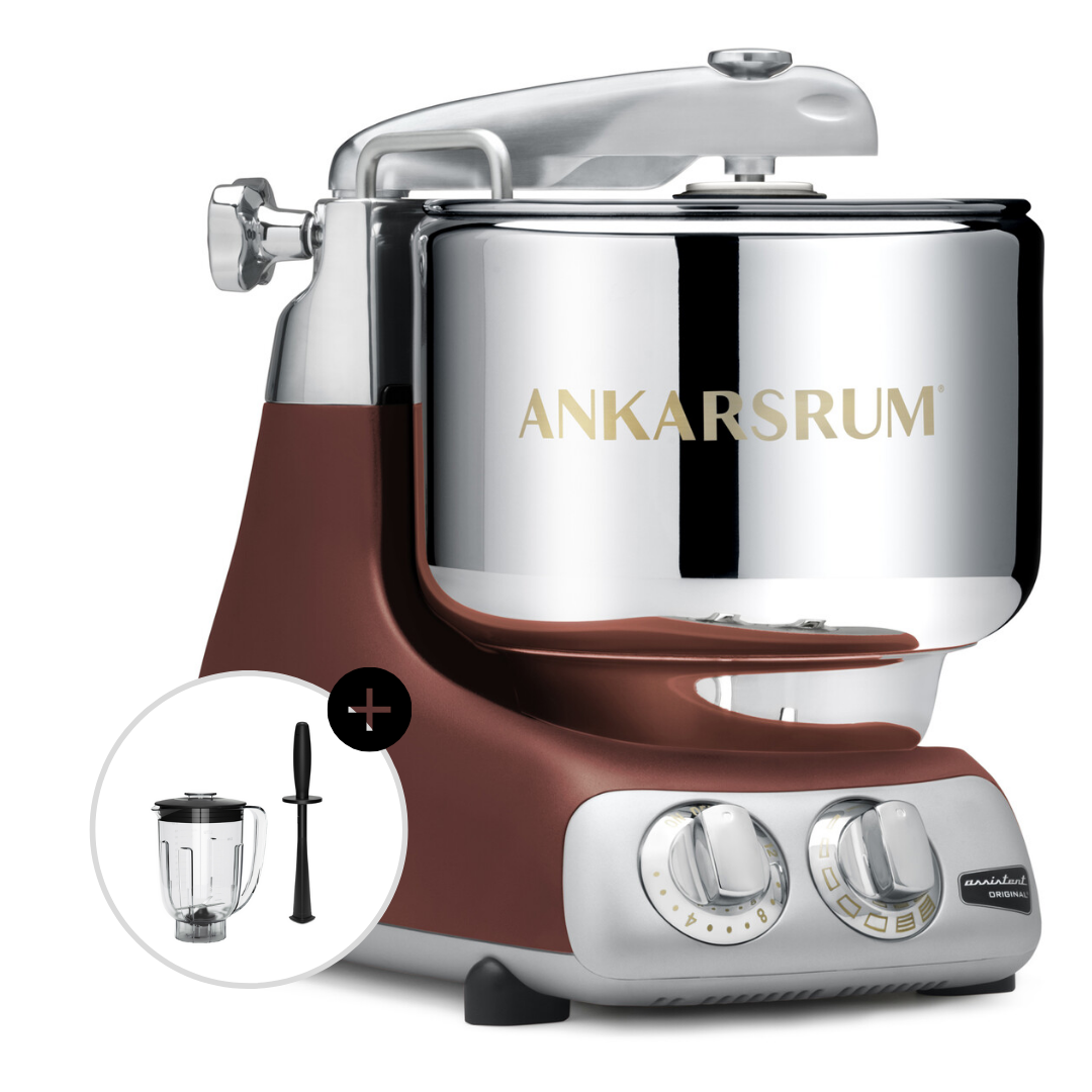 Ankarsrum Assistent Original Køkkenmaskine AKM 6230, Rustic Maroon ...