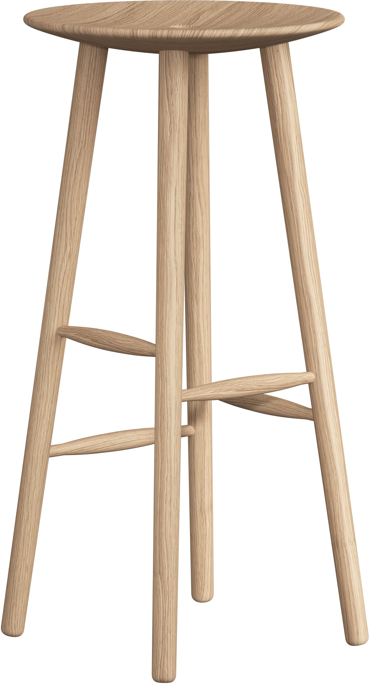 Novoform Divolo Barstol H75 cm, Eg - Barstole - WWW.HJEM.DK ApS