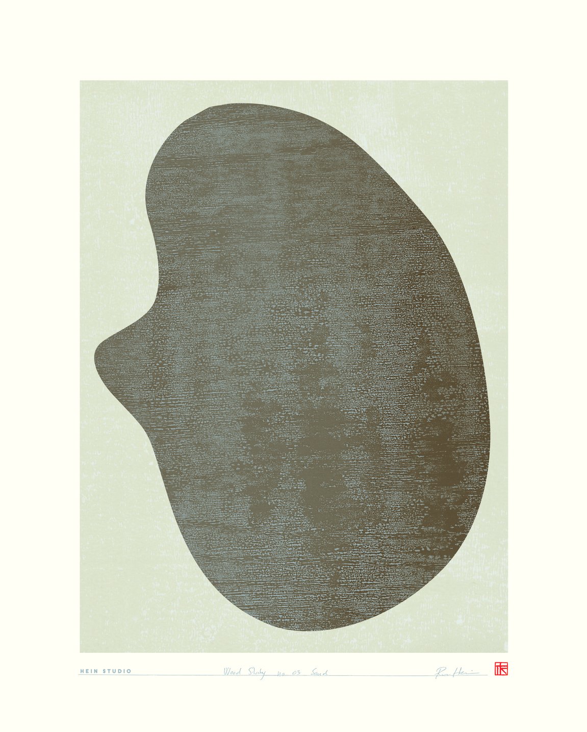 Køb Hein Studio Art Print Collection 2050 Wood Study no. 03 40x50 cm, Sand